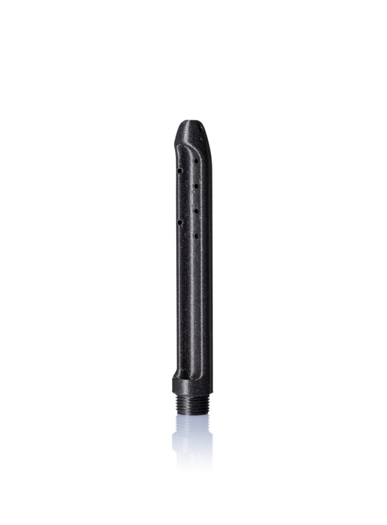 anal douche XTRM O-Clean black with lateral water jet